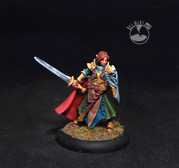 Reaper miniatures Alandin, Elf Paladin - Belminiart