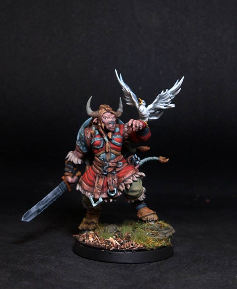 Anetra Female Minotaur Adventurer - Belminiart